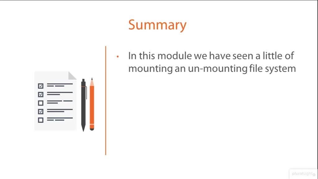 Linux Advanced File System Management (LPIC-2) - 02 File System Overview -07-Summary - نماشا