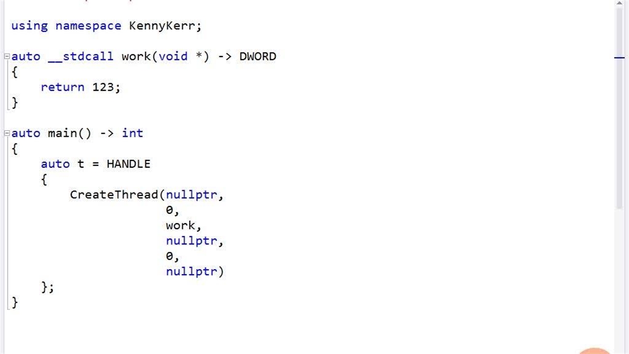 Pluralsight Modern C Plus Plus Concurrency - 02_02 Windows Threads - نماشا