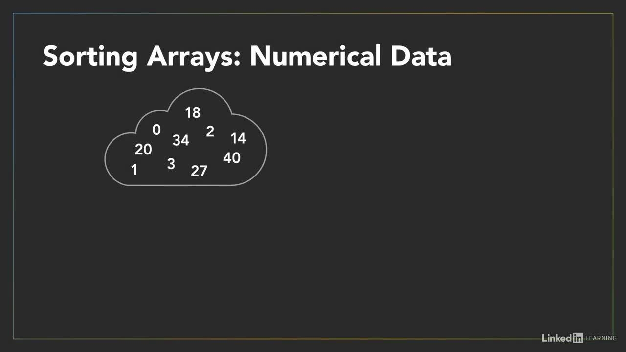 Data Structures - 18 Sort arrays - نماشا